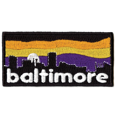 City Of Baltimore Skyline Embroidered Iron On Patch | eBay Australia