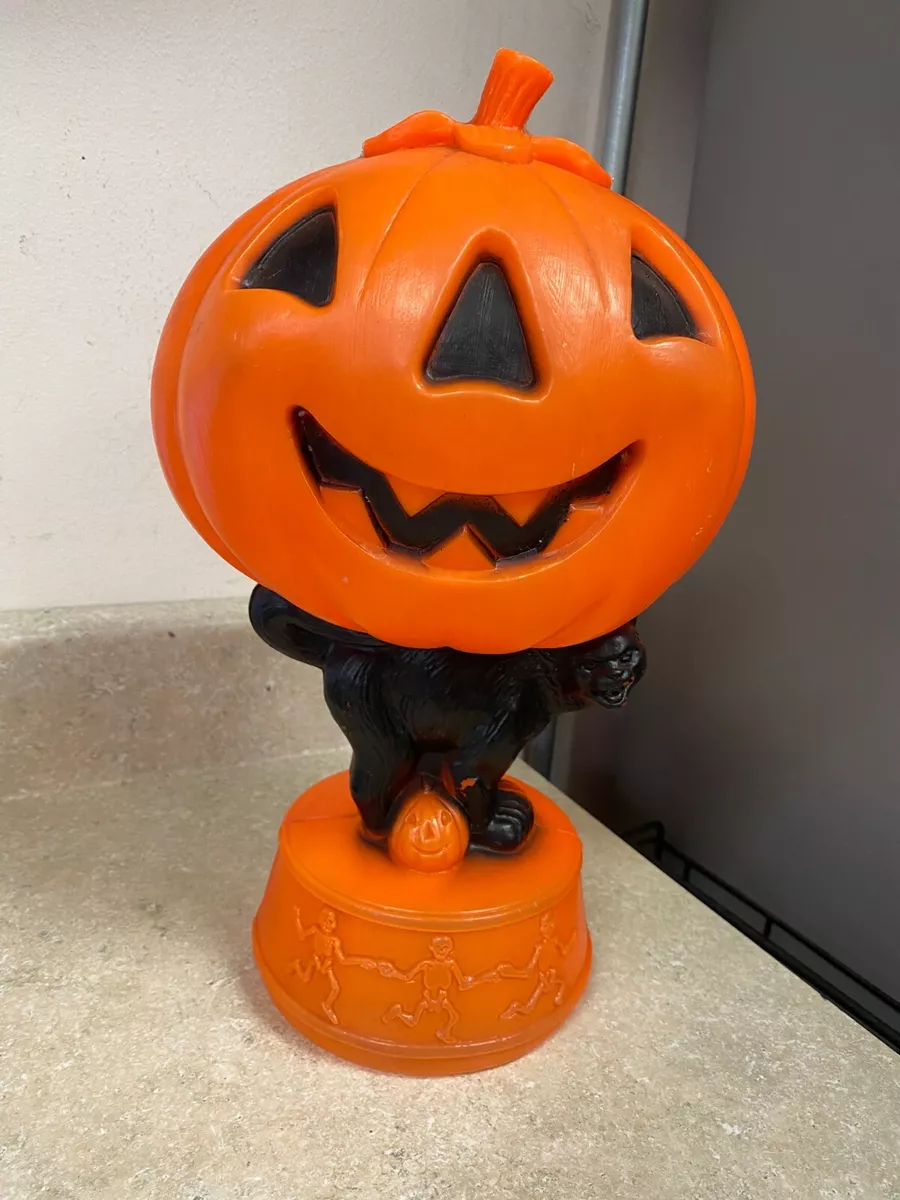 Vintage Inspired Cat And Jack O Lantern Blow Mold Blog Knak Jp