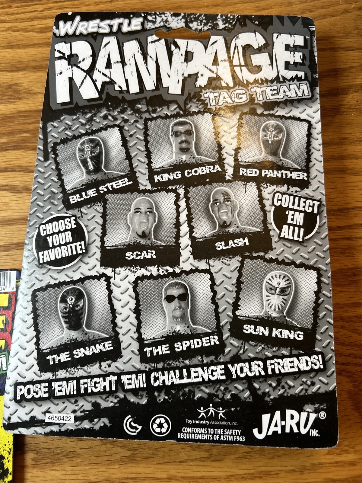 (3) Packs NIB. Wrestle Rampage Tag Team- Ha-Ru 2016 - 2 pc Set plus ...