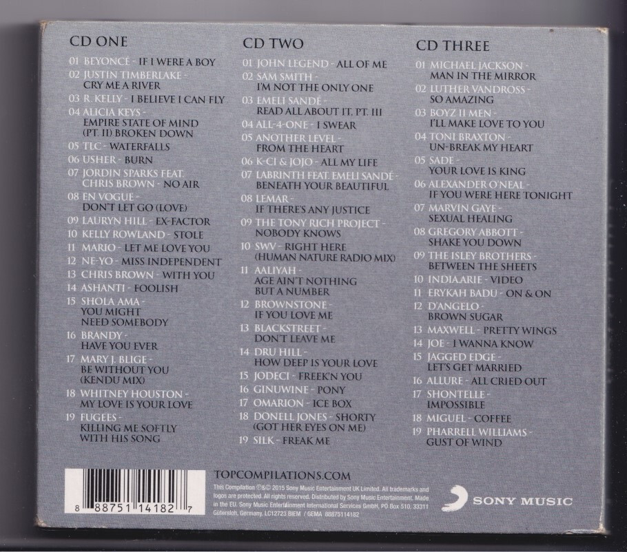 (LE648) The Very Best Of Chilled R&B, 57 tracks various artists - 2015 ...