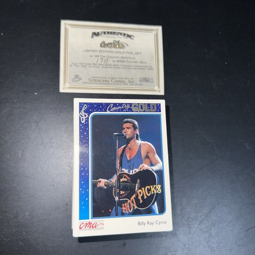 1992 STERLING COUNTRY GOLD Trading Cards "Glossy Set" RARE GOLD FOIL ...