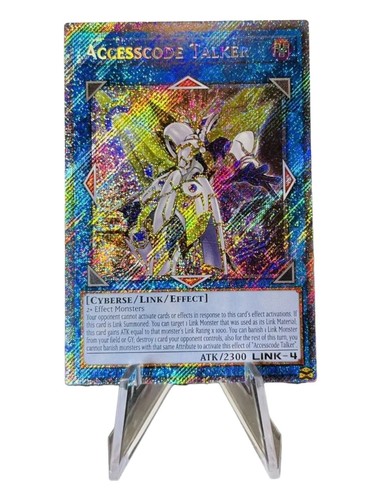 Yugioh! Accesscode Talker RA02-EN044 Platinum Secret Rare 1st Edition ...