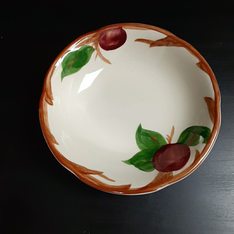 Franciscan Apple Dinnerware Coupe Dessert Bowls 6" Scalloped USA | eBay UK