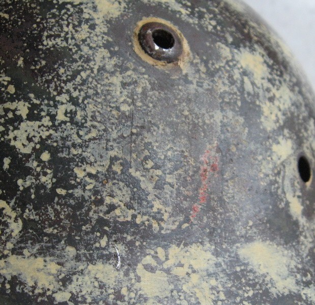 WWII. WW2. German original helmet with number .Wehrmacht | eBay