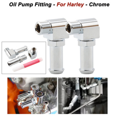 Oil Pump Fitting For Harley Shovelhead Evo FL FX FXST FLST FXD FXR FLT ...