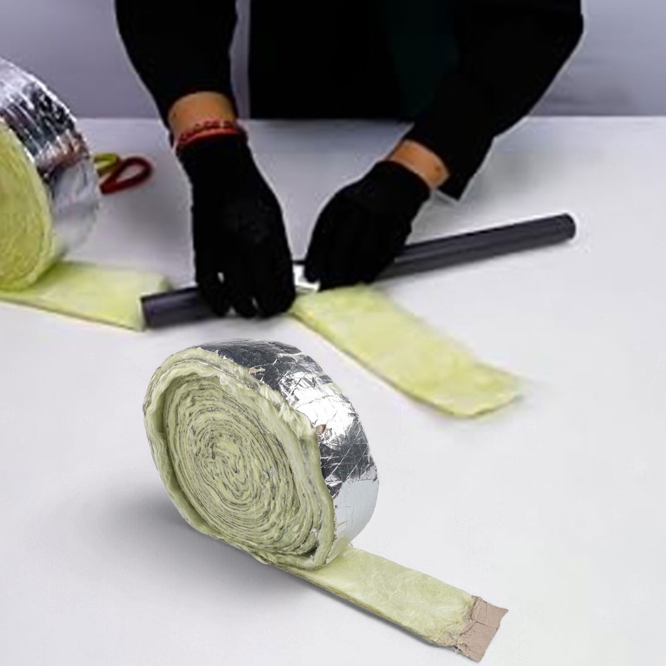 32 8 Feet Fiberglass Pipe Insulation Wrap for Safety in Freezing ...