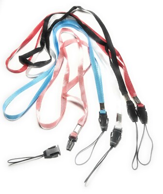 5x Neck Strap Cord Lanyard for Mp3 Cell Phone Camera USB Flash Drive ID ...