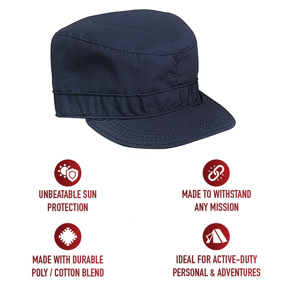 Men's Fatigue Caps - Military Style Solid Color Fitted Cap Hat Gorra | eBay