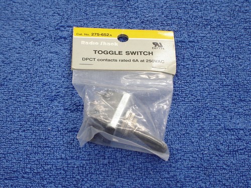 Radio Shack 275-652A Center-Off Toggle Switch DPDT contacts rated 6A ...
