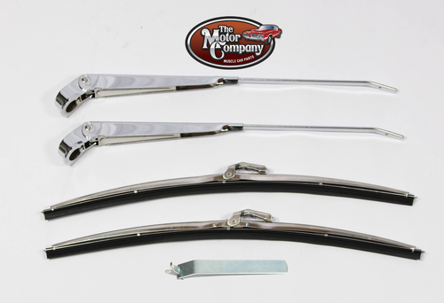 1973 1974 1975 Ford F-250 Original Style Wiper Arm & Blade Set with ...