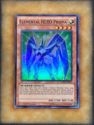 Yugioh Elemental HERO Prisma FUEN-EN047 Super Rare 1st Ed NM | eBay