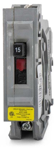 Wadsworth 15 amps Standard Single Pole Circuit Breaker WA15 A115 A15 ...