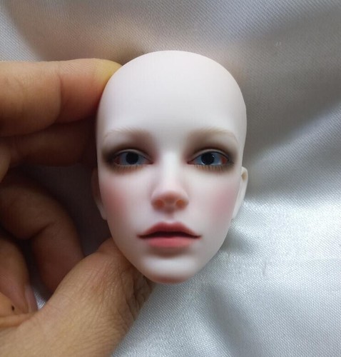 1/4 BJD Doll Raffine Only Head White Skin-Free Face Make UP+Free Eyes ...
