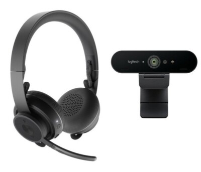 Logitech Pro Personal Video Collab Kit- Zone Wireless & BRIO Bundle | eBay