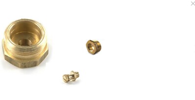 Gas Meter Test Adaptor - 1" BS 746 x 1/4" BSP cw 1/8 bsp test nipple ...