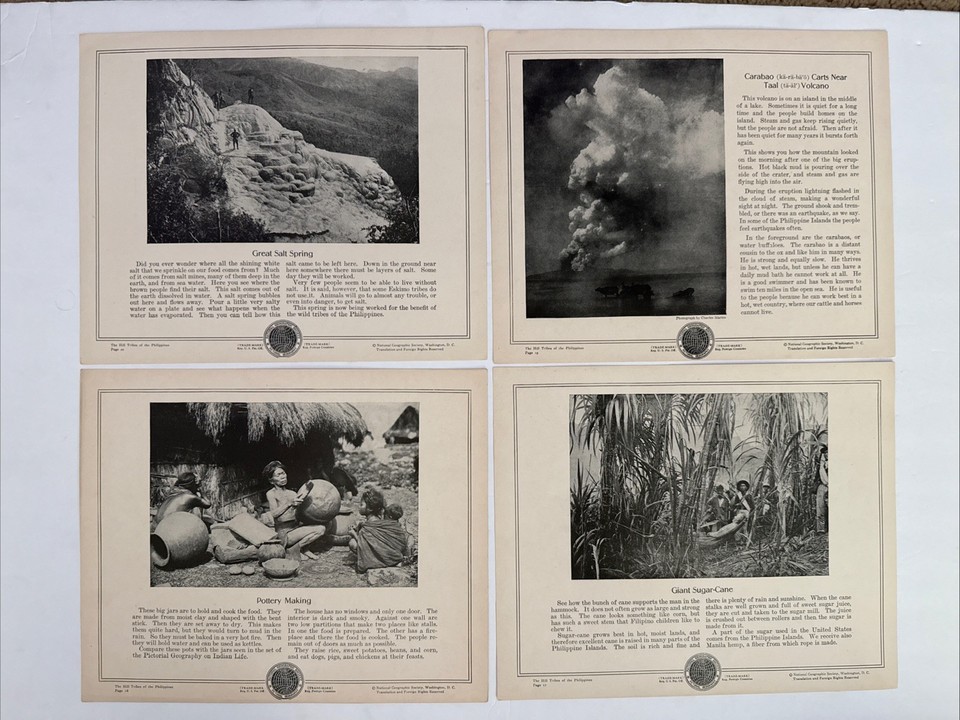 Vintage The National Geographic Pictorial Geography Picture Set ...