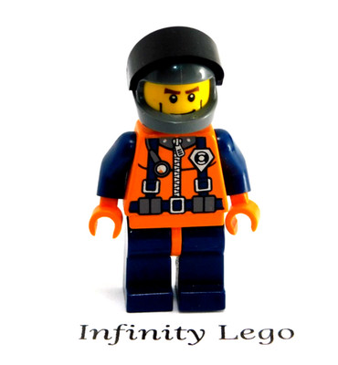 LEGO 2004 World City Dune Patrol Quad Driver Minifigure Coast Guard ...