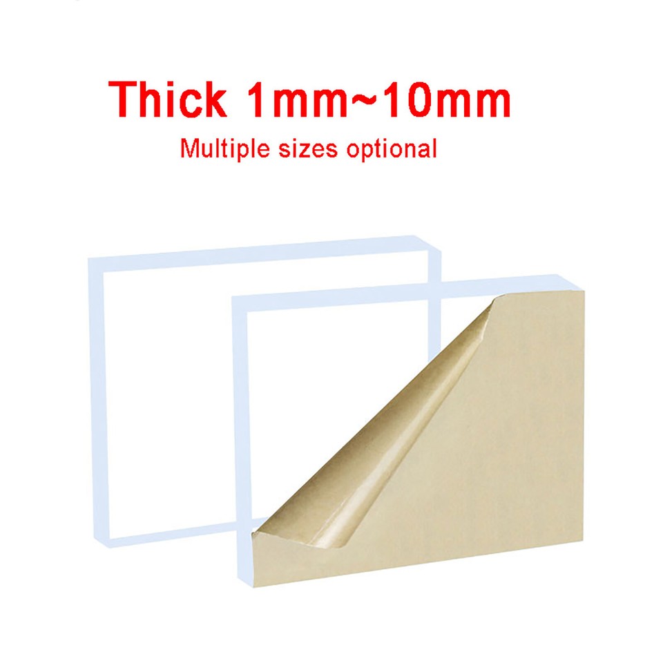Clear Acrylic Perspex Sheet Hard Plastic Panel 1mm~10mm Thick, Size ...