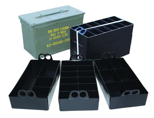 MTM Ammunition Can Organizer Trays Plastic 5.70H x 7.30W x 11.00L Inch ...