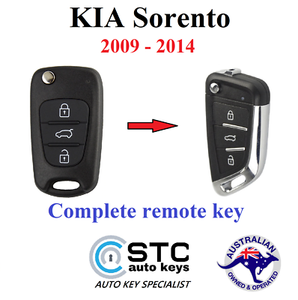 Kia Sorento Complete All in 1 Remote Transponder Flip key FOB 2009 ...