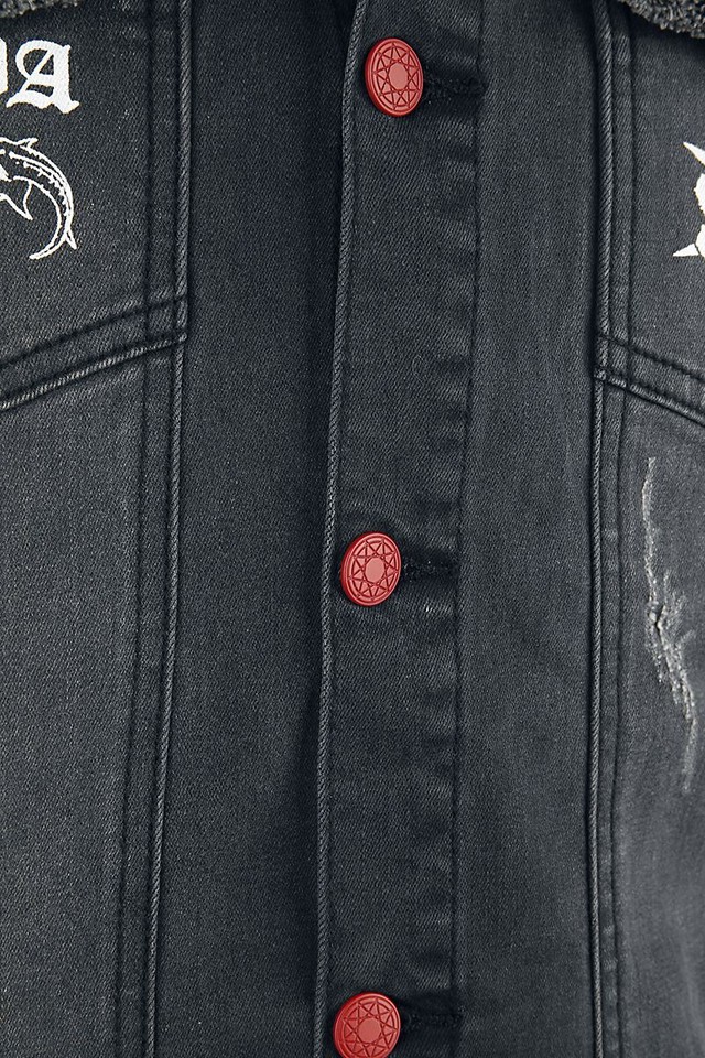 Iowa Slipknot Vest Jacket Heavy Metal Band Black Sleeveless Denim Jean ...