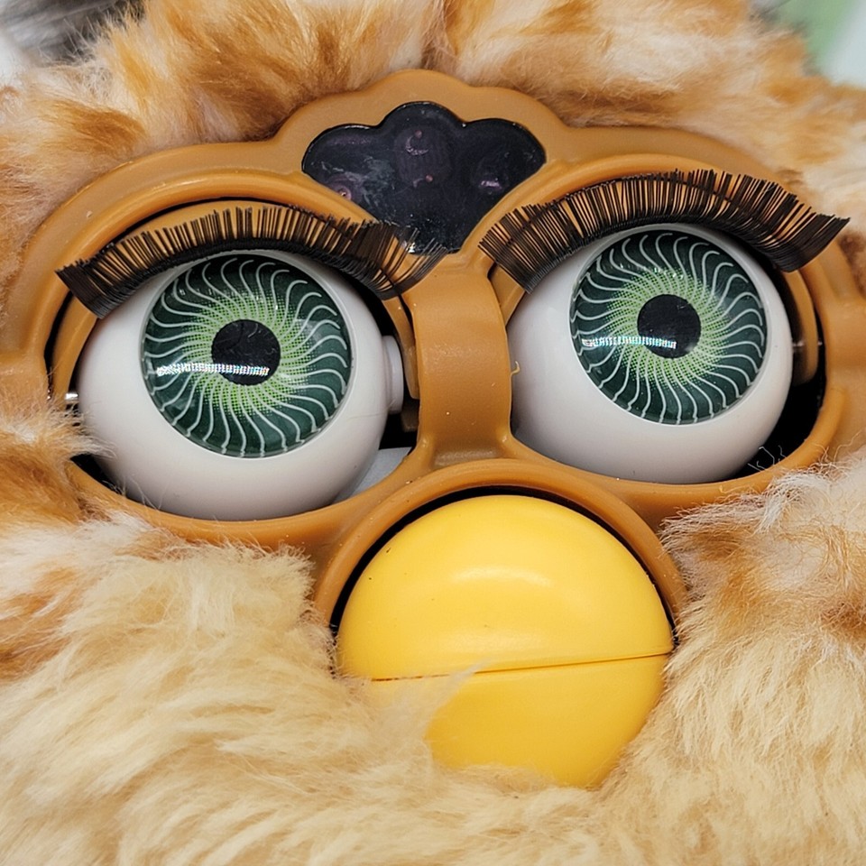 FURBY Model 70-800 Giraffe Tan Brown Vintage 1998 Box Tags Non Working ...