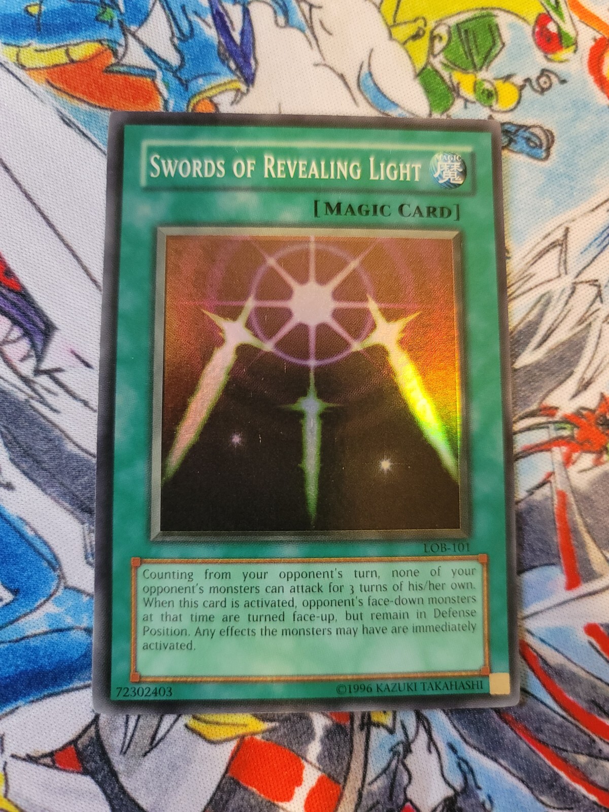 YuGioh Swords of Revealing Light NM LOB-101 Super Rare Card | eBay