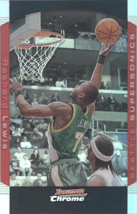 2004-05 Bowman Draft Picks & Prospects - Rashard Lewis #89 Chrome ...