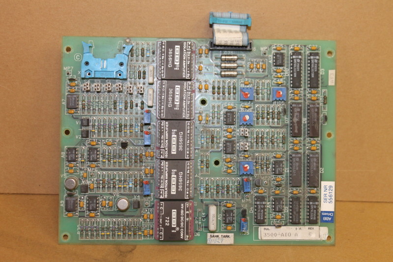Input/output board, I/O, Analog, 3500-A10-AE, 503345, 58097691, SAFT ...