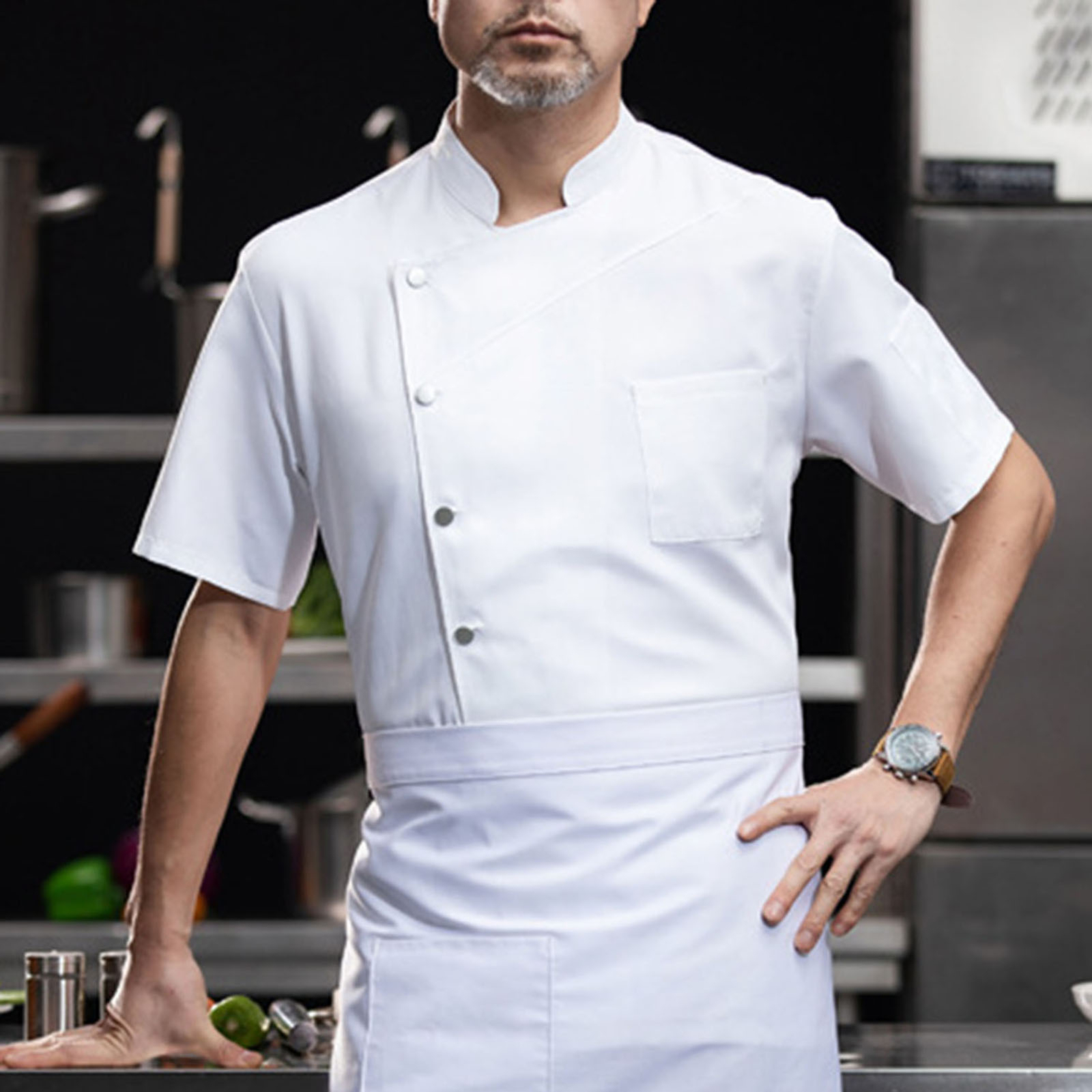 Stain-resistant Chef Attire Bakery Work Clothes Professional Uniform ...