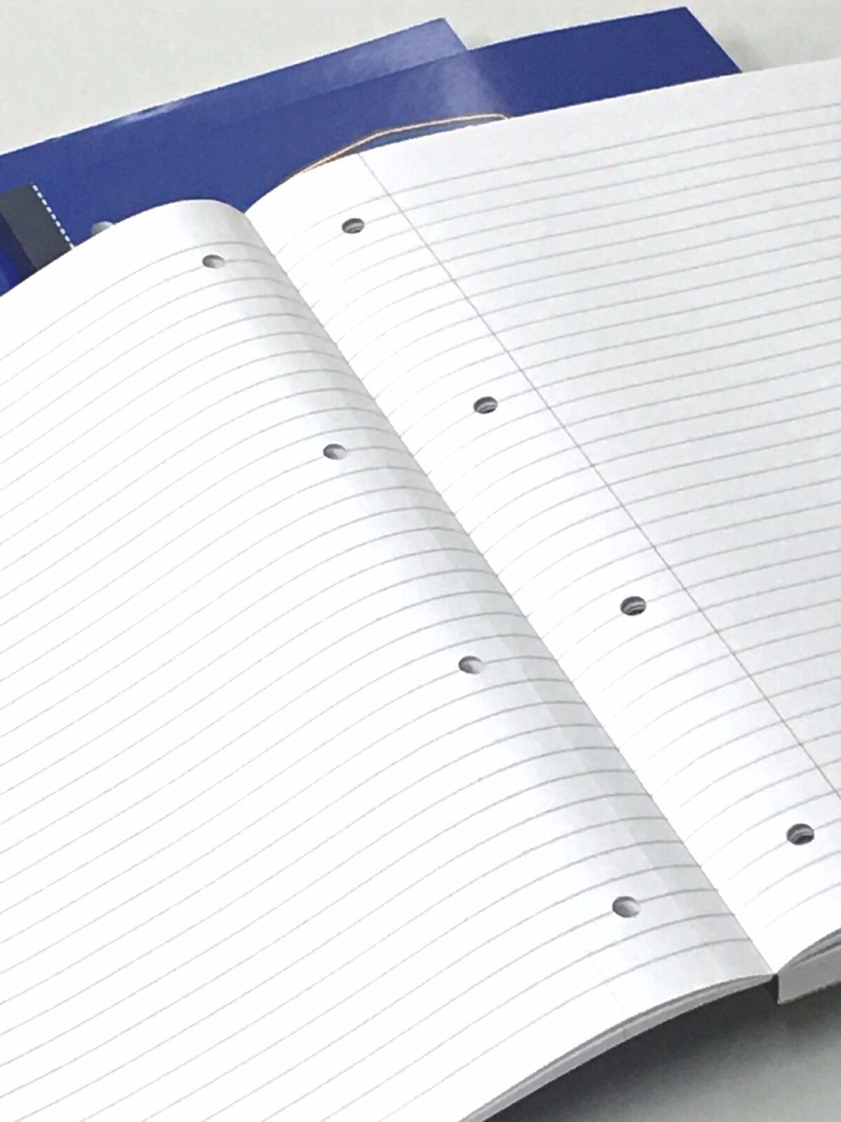 A4 Refill Paper Pad Ringbinder Lined Pages Writing Sheets Jumbo Notepad ...