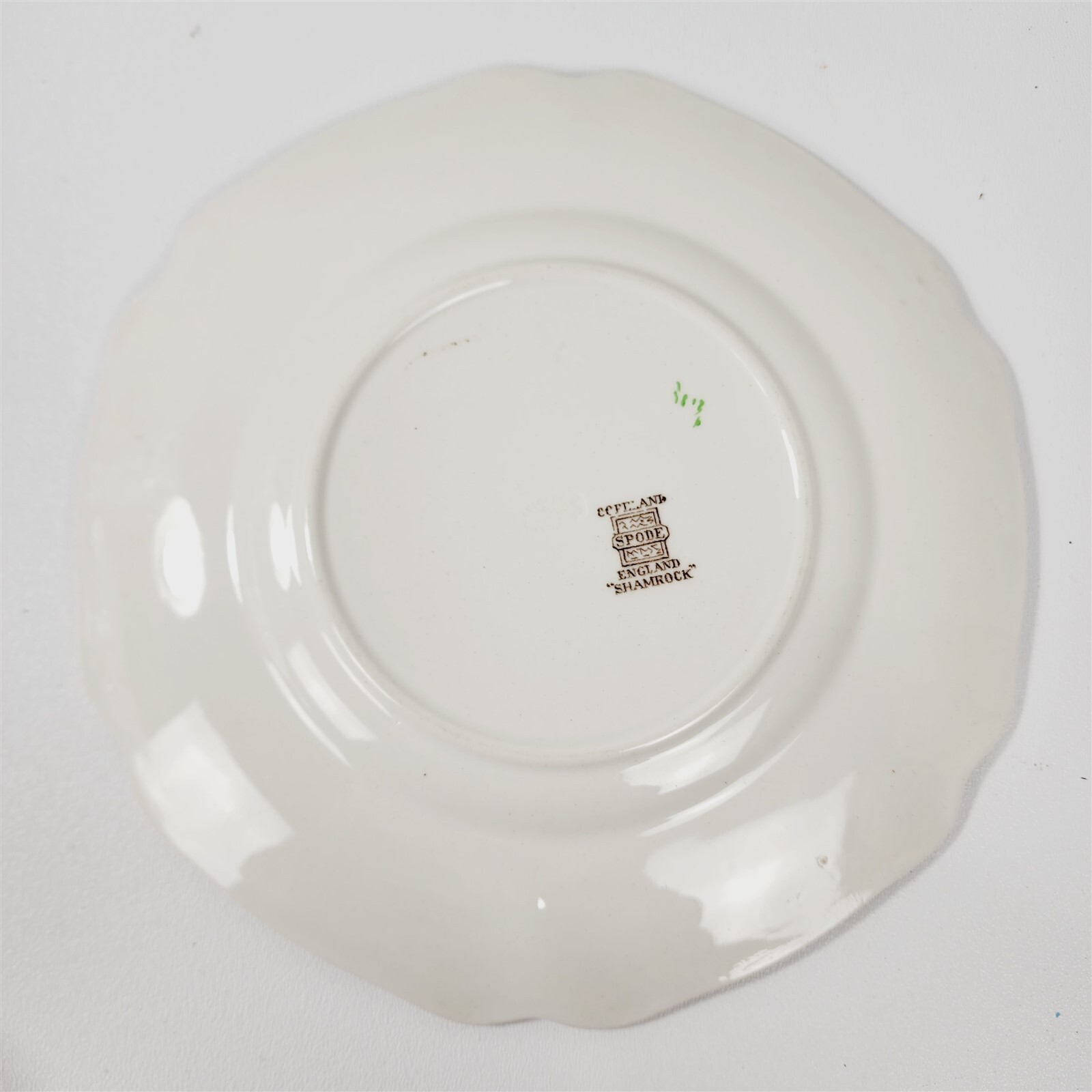 Vintage Copeland Spode Shamrock White Green Luncheon Plate - 8 3/4" | eBay