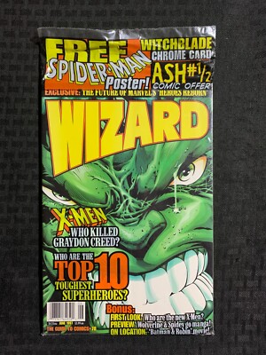 1997 WIZARD Magazine #70 SEALED Hulk Cover / X-Men / Jeff Loeb with ...