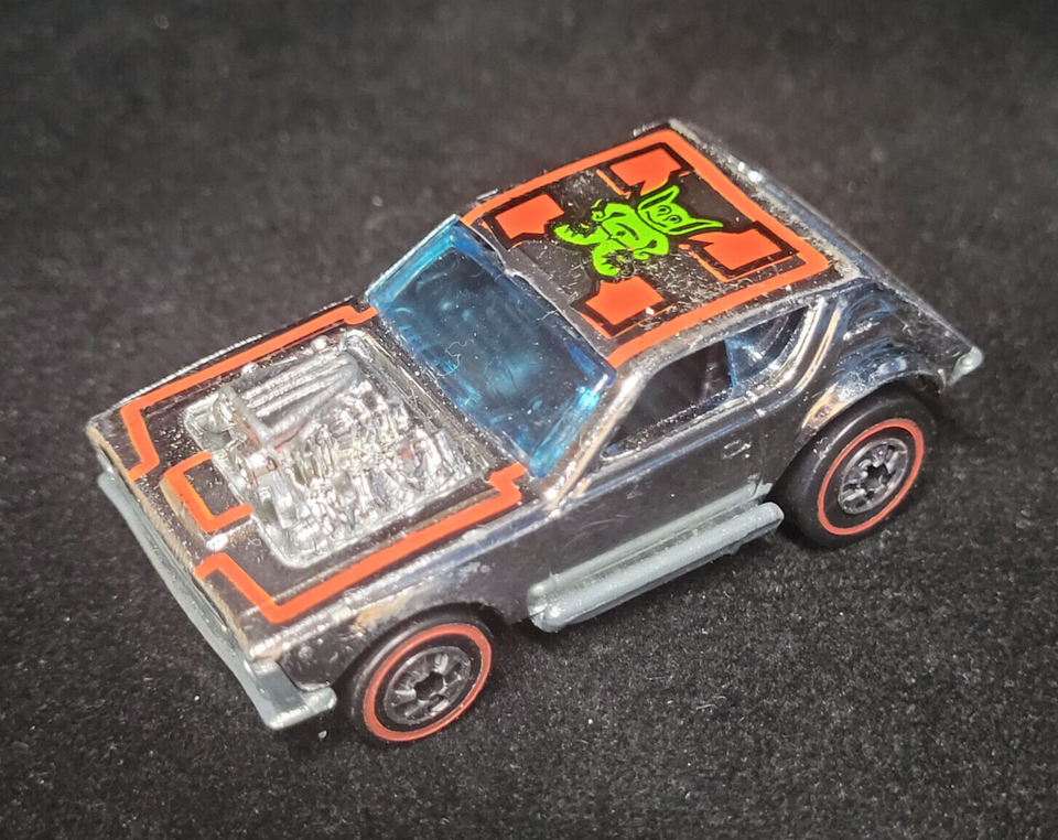 Vintage 1974 HOT WHEELS REDLINE SUPER CHROMES GREMLIN GRINDER HONG KONG ...