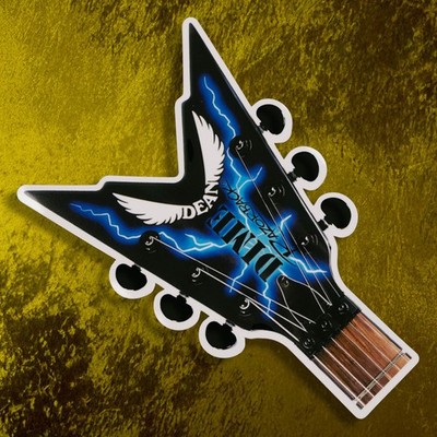 DEAN GUITARS PANTERA DIMEBAG DARRELL RAZORBACK LIGHTNING STICKER ...