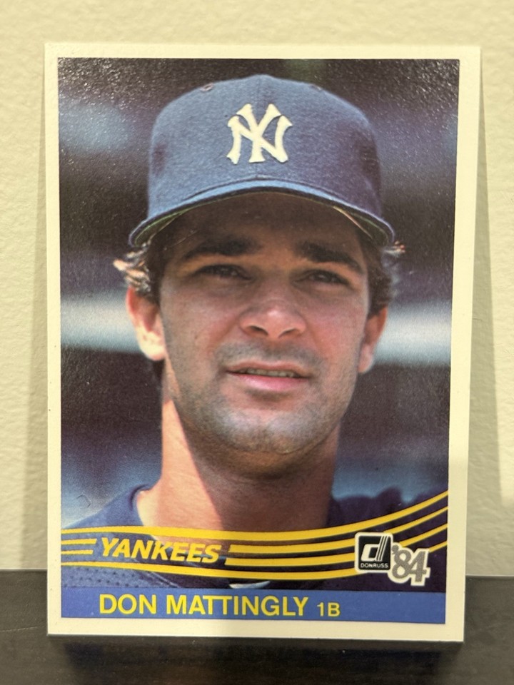1984 Don Mattingly Rookies Donruss #248, Fleer #131, Topps #8 Near Mint ...