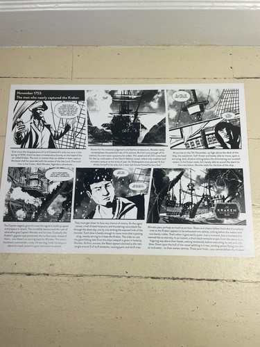 VERY RARE Kraken Rum Cartoon Comic Art Pirates Number 18/200. Original ...