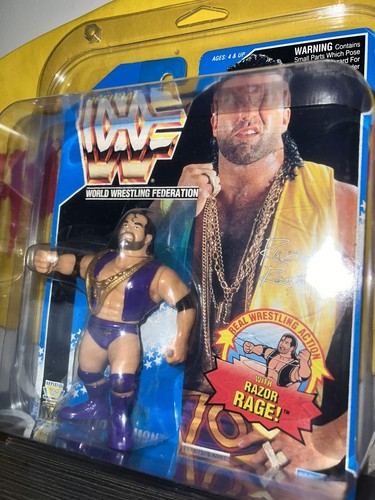 WWF Hasbro - Razor Ramon - Purple Trunks - Retro Figure