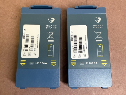 Philips HeartStart M5070A BATTERY DATED 2029 TESTED AND WORKING (2-PACK ...