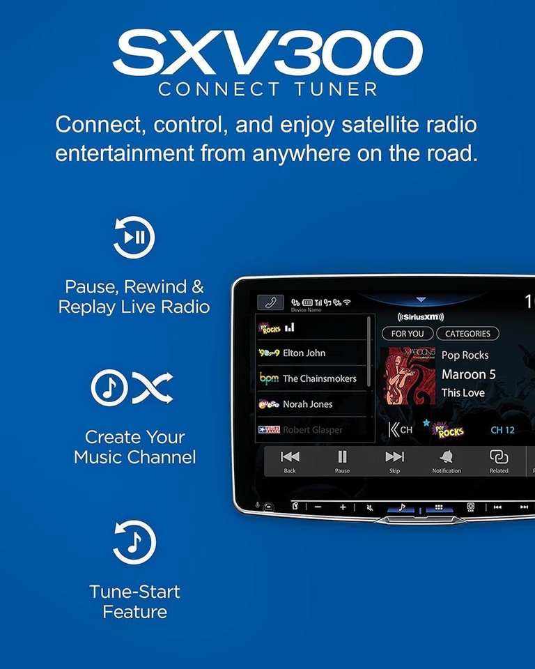 SiriusXM SXV300V1 Tuner - Satellite Radio to Stereo (Subscription Req ...