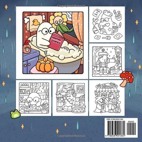 Little Spooky: Coloring Book for Adults and Teens Featuring Cute Creepy ...