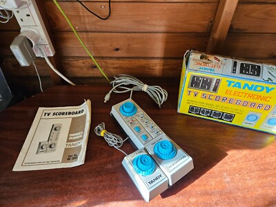 TANDY TV SCOREBOARD ELECTRONIC GAME PONG SPORTS VIDEO c.1970s #BLBX21 ...