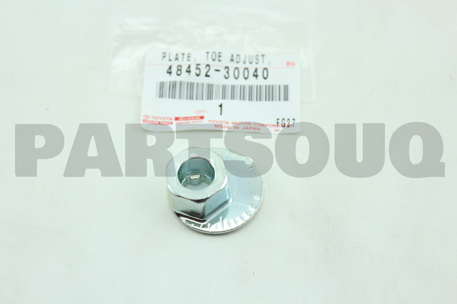 4845230040 Genuine Toyota PLATE, REAR SUSPENSION TOE ADJUST, NO.2 48452 ...