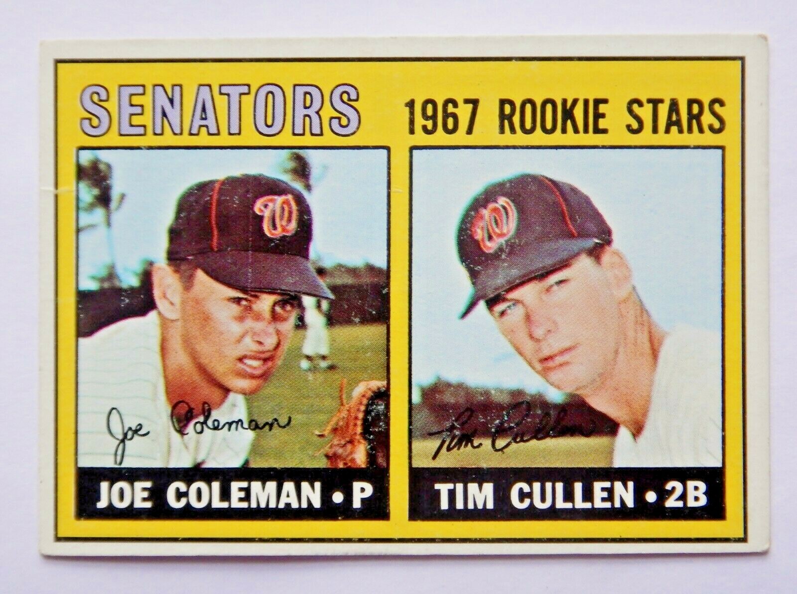 1967 Rookie Stars #167 Topps 1967 Baseball Card (Washington Senators ...