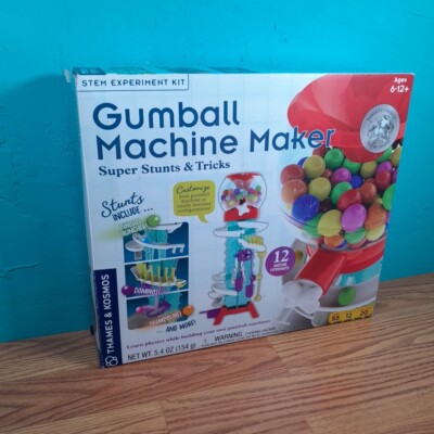 Thames & Kosmos Gumball Machine Maker Stunts & Tricks Pinball Domino NO ...