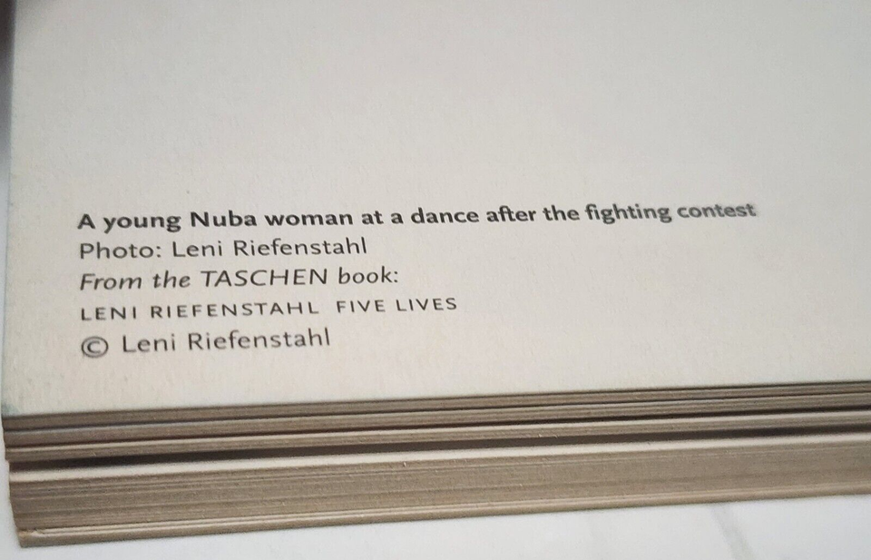 Leni Riefenstahl Book of 30 Detachable Postcards Taschen German ...