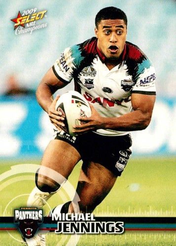 2009 PENRITH PANTHERS NRL Card MICHAEL JENNINGS | eBay Australia