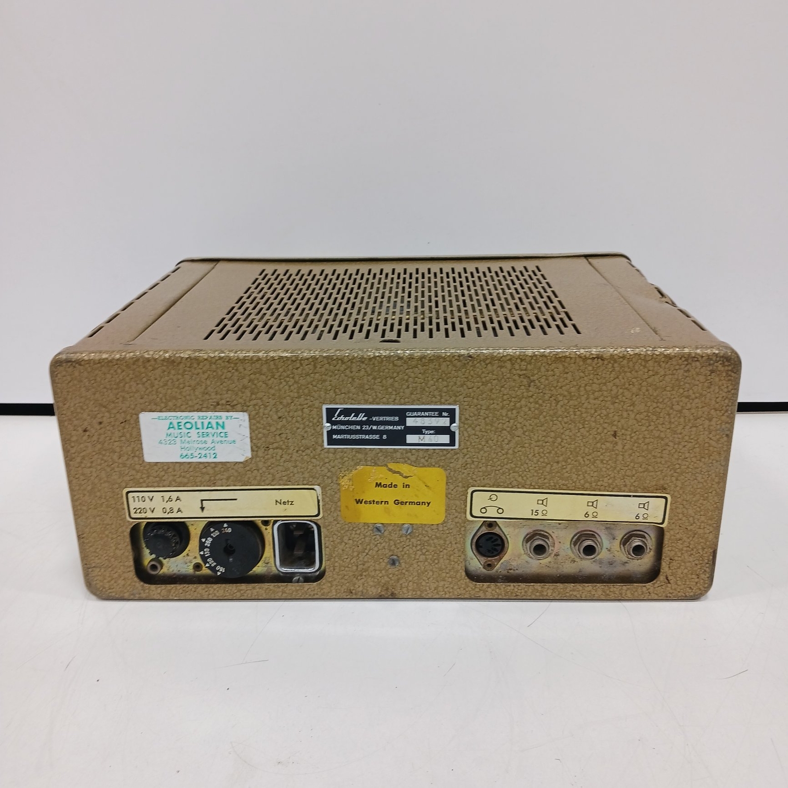 Vintage Klempt Amplifier Echolette M40 | eBay