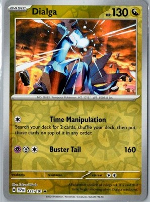 Dialga Rare SV08: Surging Sparks 135/191 NM | eBay