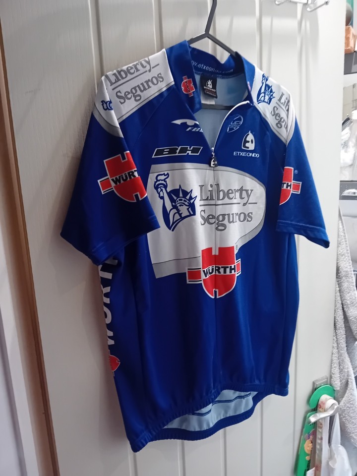 Vintage Etxeondo 2005 Liberty Selguros Wurth Cycling Shirt, M Pit To ...